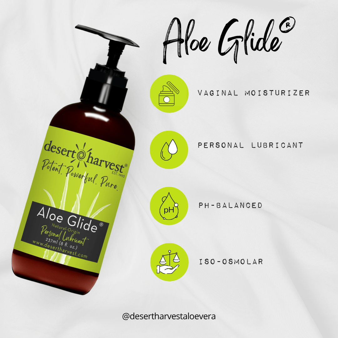 Aloe Glide® Vaginal Lubricant | Natural Aloe Vera Lube | Desert Harvest